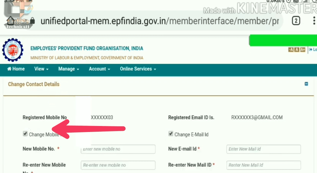 How to Register or Change Mobile Number in EPF (2020) - TheTotal.Net