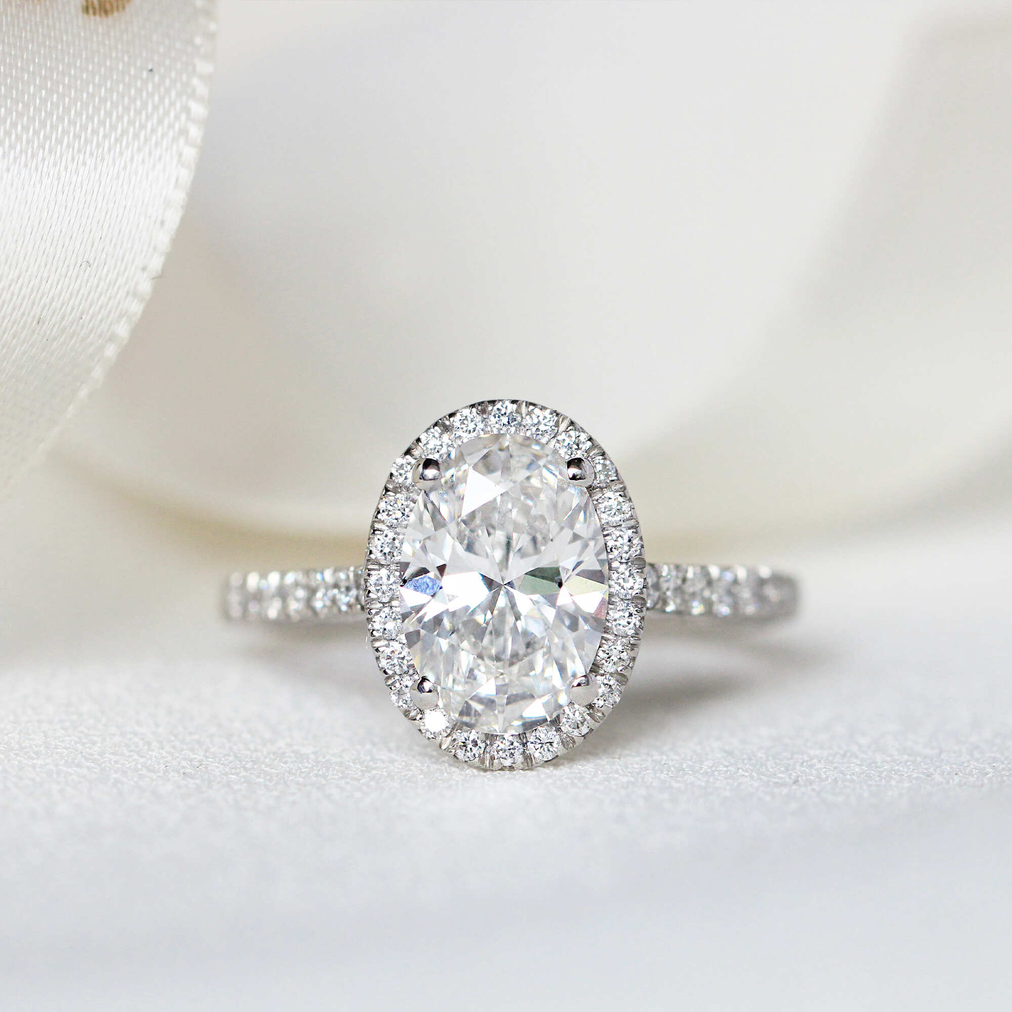 Learn About the Classic Beauty of Oval Halo Engagement Rings - TheTotal.Net